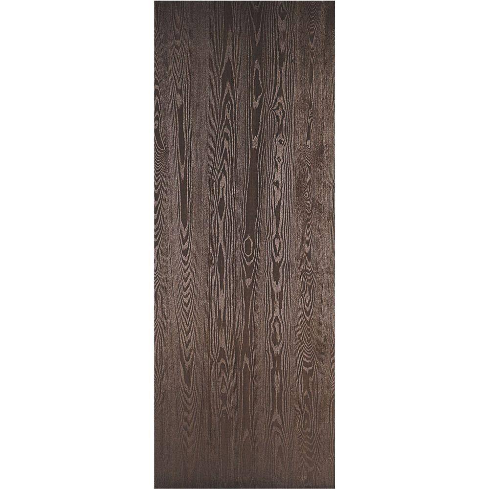 Masonite 36 in. x 80 in. Legacy Textured Flush Hardboard Hollow Core ...