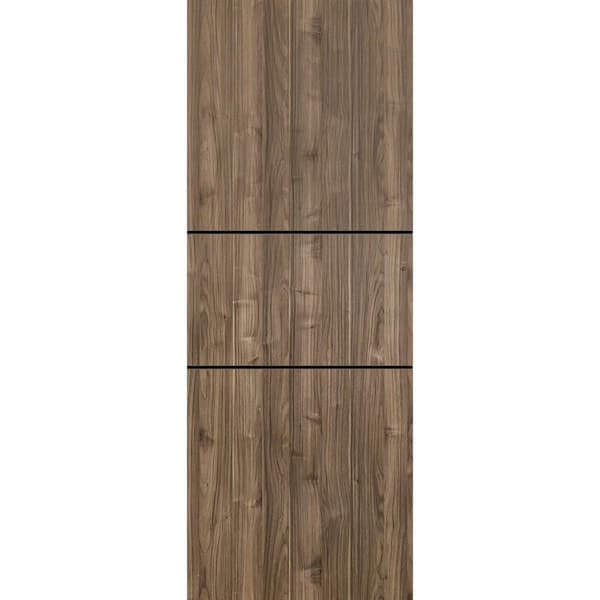 Sartodoors 42 in. x 44 in. Solid Wood with Honeycomb Walnut Color ...