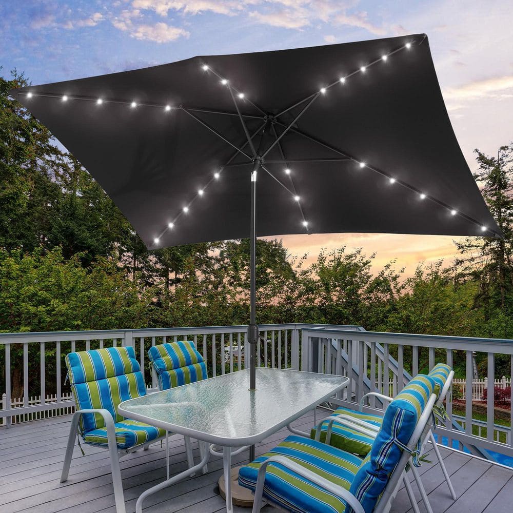 Reviews for JOYESERY 10 ft. x 6.5 ft. Solar LED Rectangle Market ...
