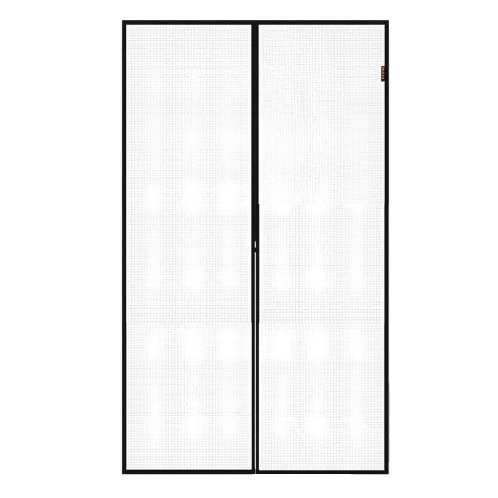 KIWDZFU 36 in. x 82 in. Reversible Gray Fiberglass Magnetic Closure ...