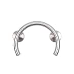 Grabcessories 2-in-1 13.25 in. x 1.25 in. Shower and Tub Grab Ring with ...