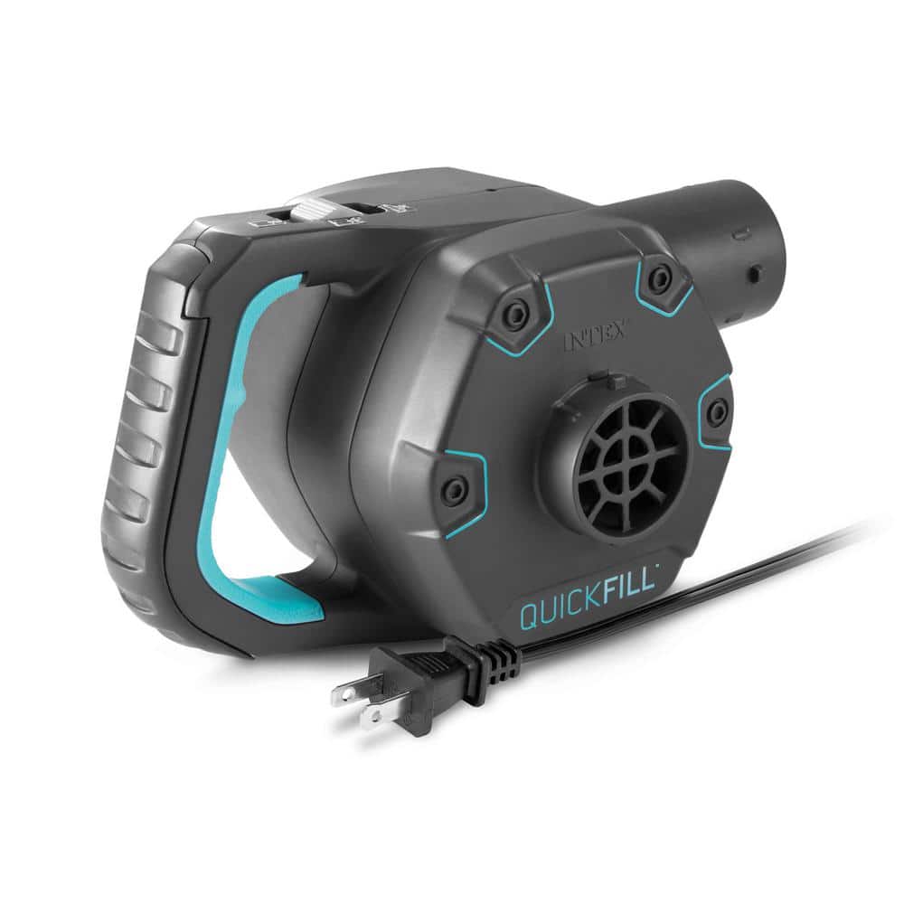 Intex Quick-Fill 120-Volt AC Electric Inflatable Pump Pool Toy 66643E ...