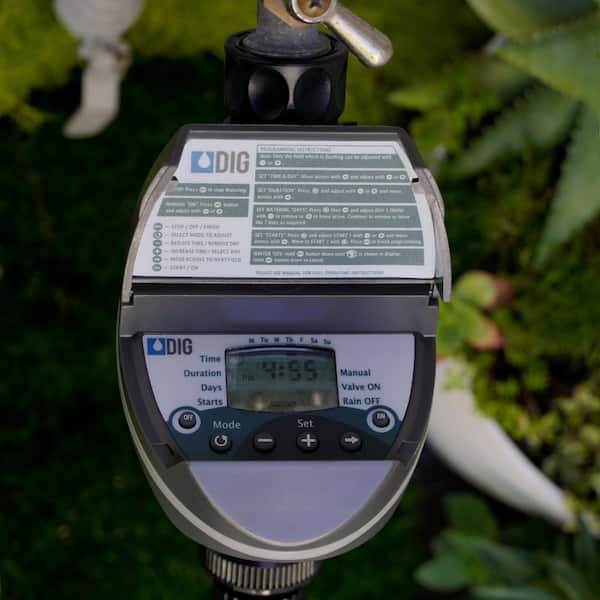 DIG Digital Hose Thread Watering Timer BO9DB - The Home Depot