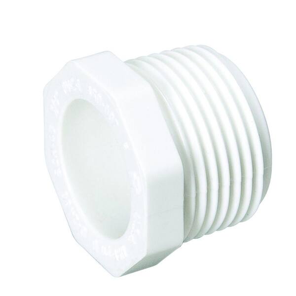 Mueller Streamline 1-1/2 in. PVC MIPT Plug 450-015HC - The Home Depot