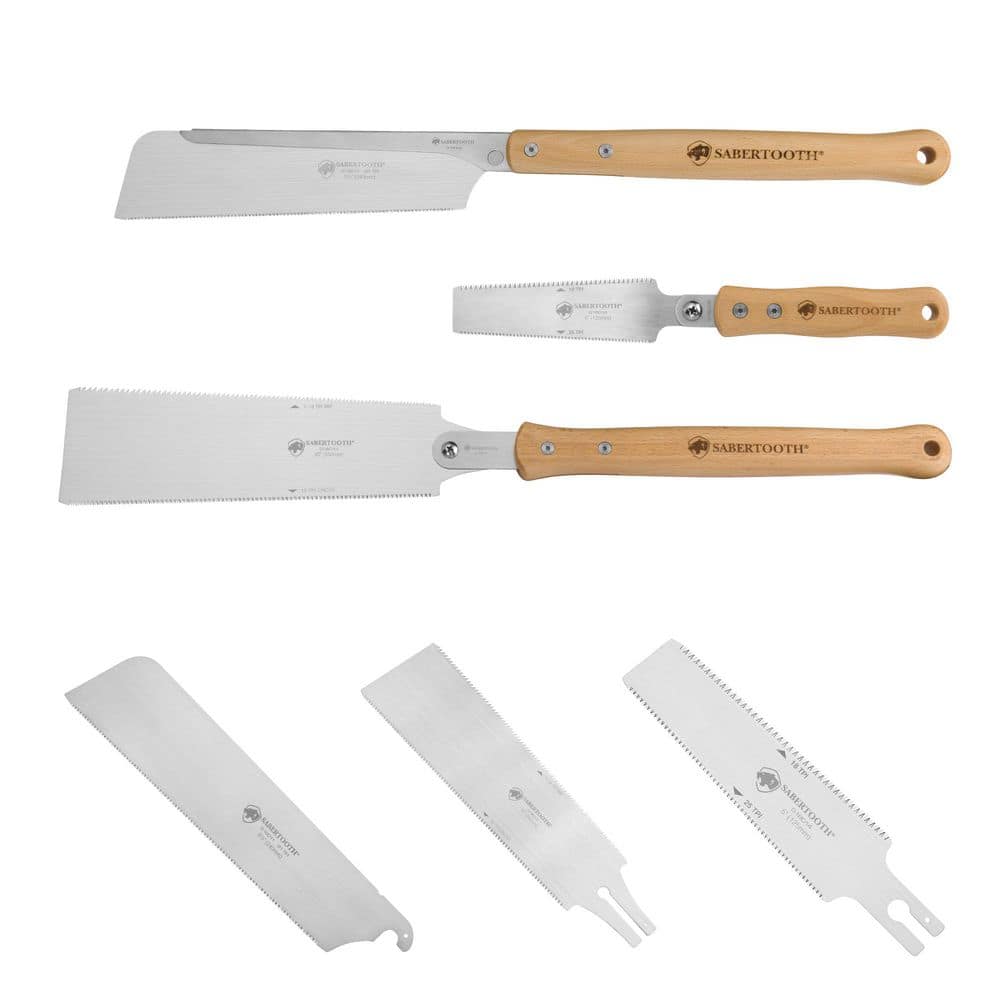 10in 9. 5 in. and 5 in. Pull Saw Kit with Replacement Saw Blade 99247 ...