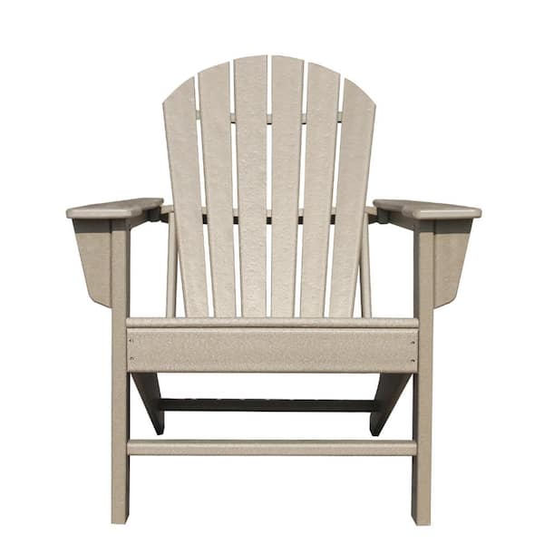 Natural Wood Wash Outdoor Traditional Curveback Plastic Patio