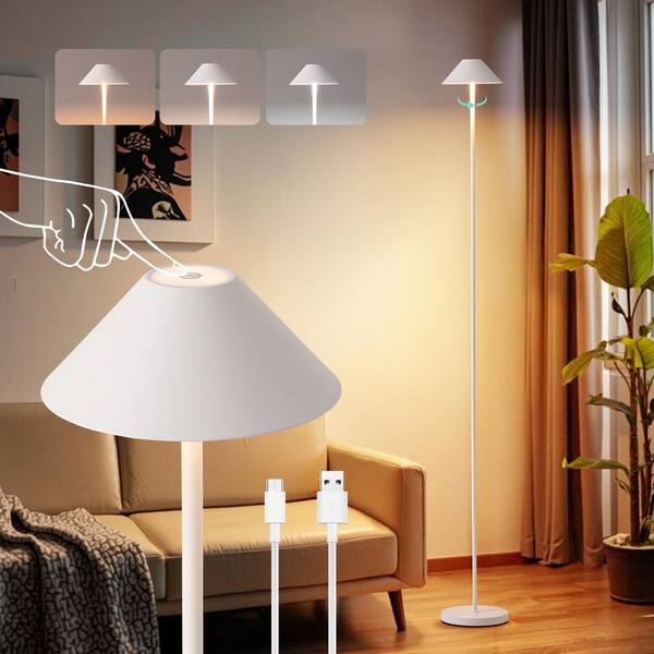 Netin 58 in. White Smart RGB Integrated LED Dimmable Waterproof ...