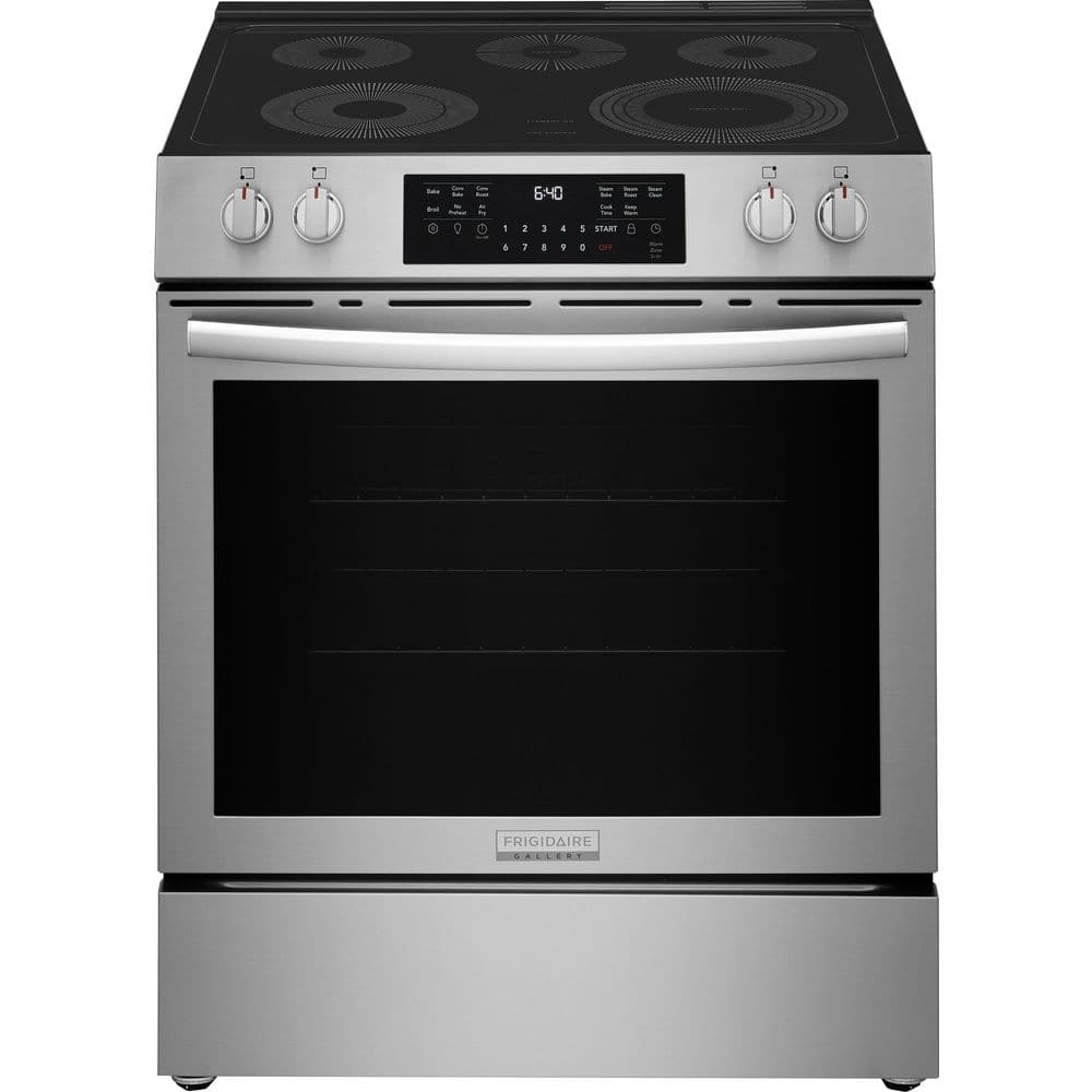 Frigidaire Gallery 30 in. 5-Element Slide-In Front Control 30 min ...