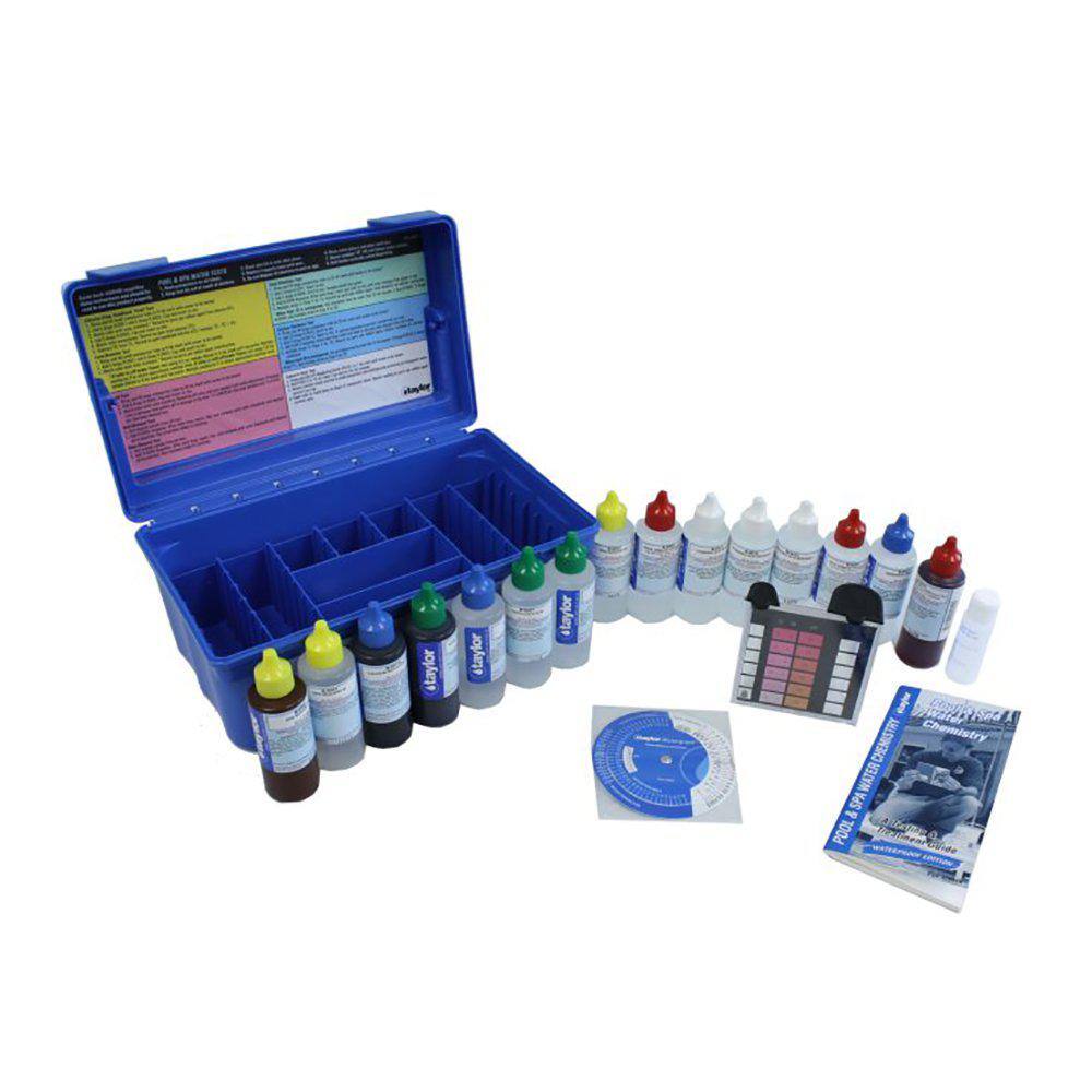 Taylor 2000 Service Complete Swimming Pool Bromine Chlorine pH Test Kit ...