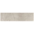 Marazzi Stonehollow Mist 3 in. x 12 in. Glazed Porcelain Bullnose Trim ...