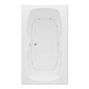 Aquatic Montrose II 72 in. Acrylic Reversible Drain Rectangular Drop-In ...