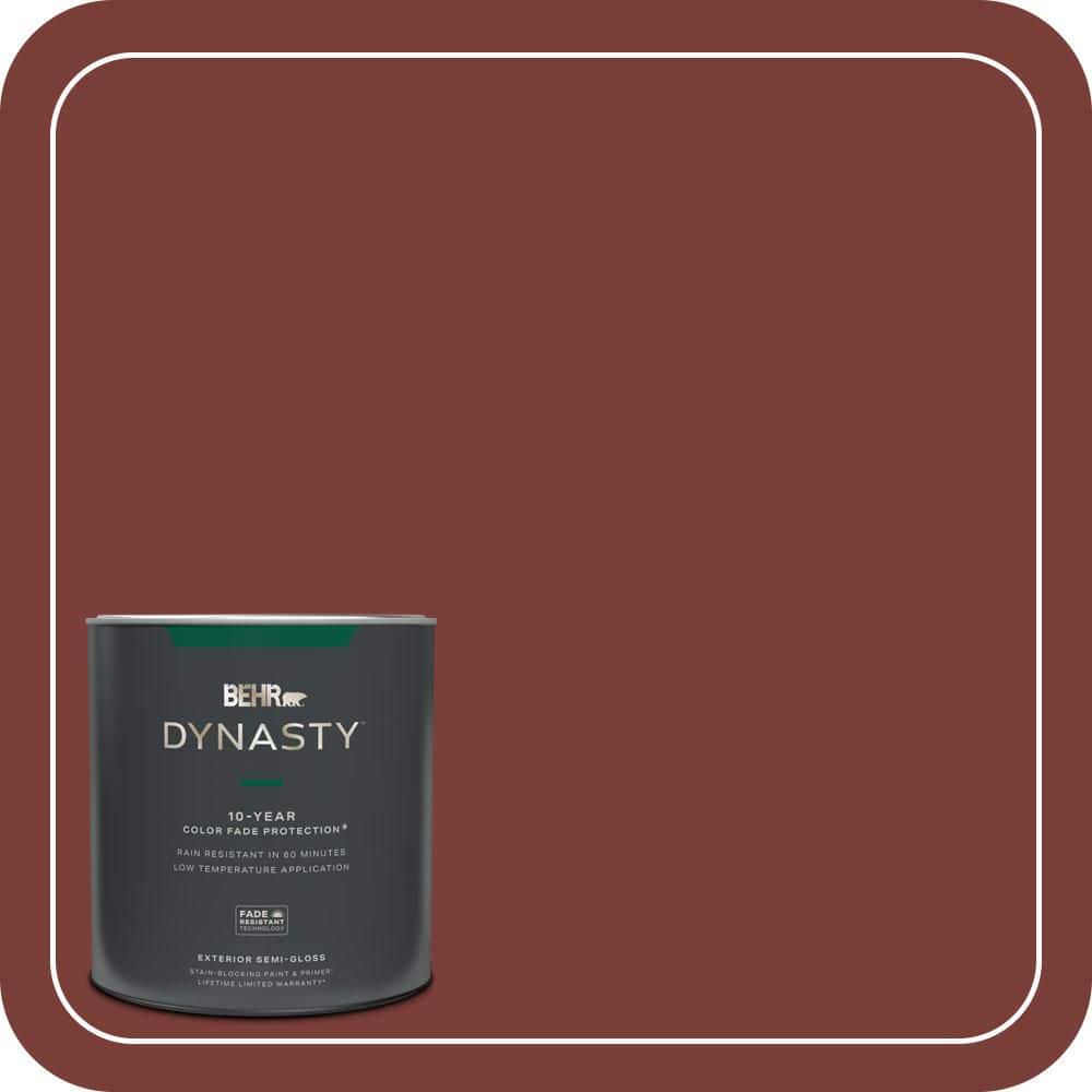 BEHR DYNASTY 1 qt. #PPU2-02 Red Pepper Semi-Gloss Exterior Stain ...