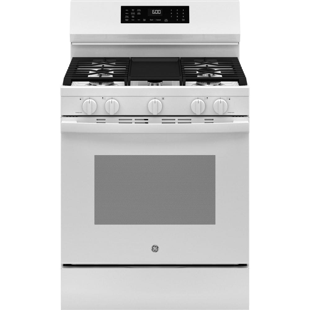 Reviews for GE 30 in. 5-Burners Smart Free-Standing Gas Convection ...