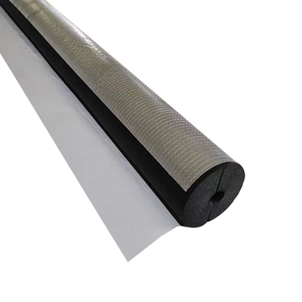 Wellco 4/5 in. x 6 ft. Pipe Insulation Foam Tube, Self Adhesive Pre ...