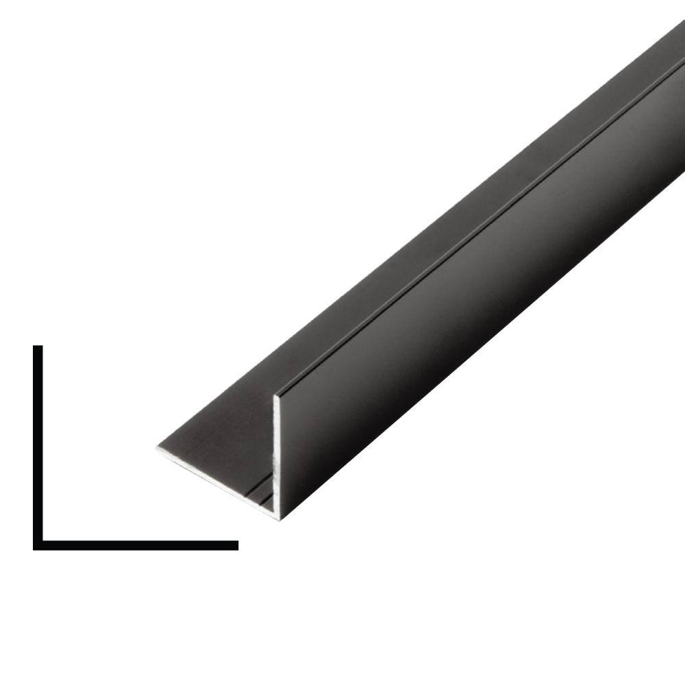 Alexandria Moulding AT 009 1 in. D x 1 in. W x 96 in. L Metal Mira ...
