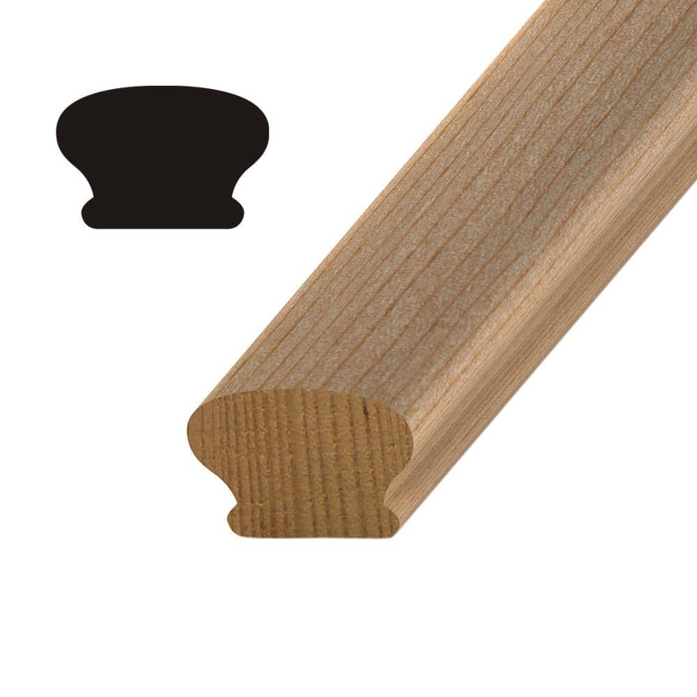 Kelleher 1-7/16 in. x 1-15/16 in. Cedar Detail Mushroom Handrail ...