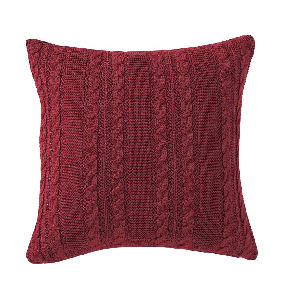 VCNY Home Dublin Embroidered Polyester Decorative 18 in. x 18 in. Throw ...