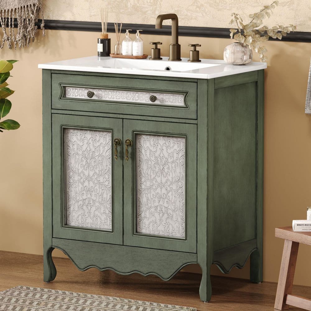 Reviews for CHRISTOPHER KNIGHT HOME Calder Vintage 30 in. Bathroom ...