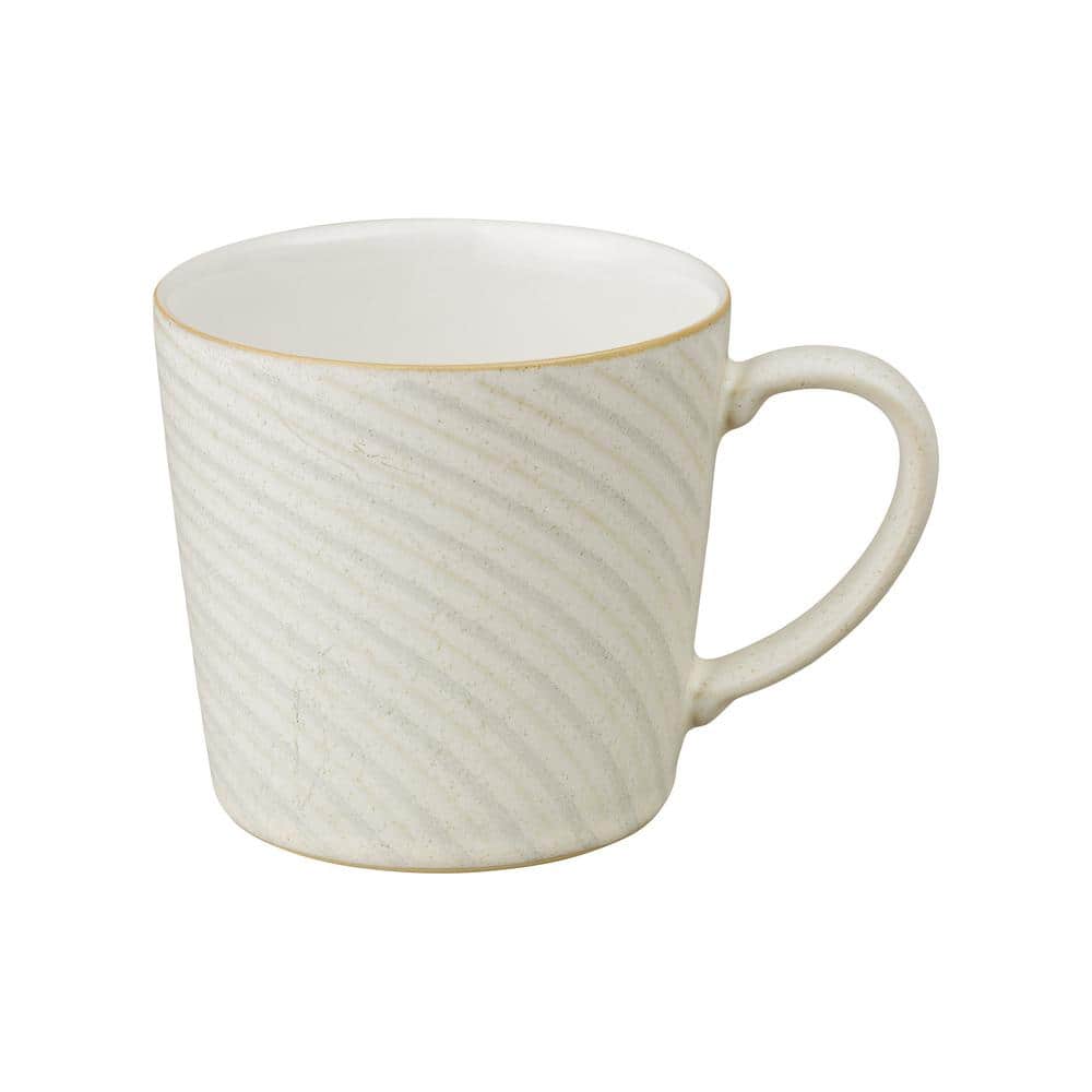 Denby Stoneware Impression Cream Accent Large 13.5 oz. Mug IMPCR-112D ...