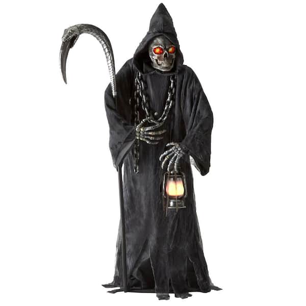 Reviews for Home Accents Holiday 6 ft. Animated LED Reaper with Lantern ...