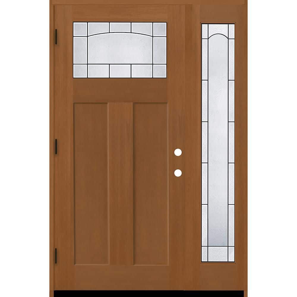 Reviews for Steves & Sons Regency 51 in. x 80 in. 1/4 TopL Empire Glass ...