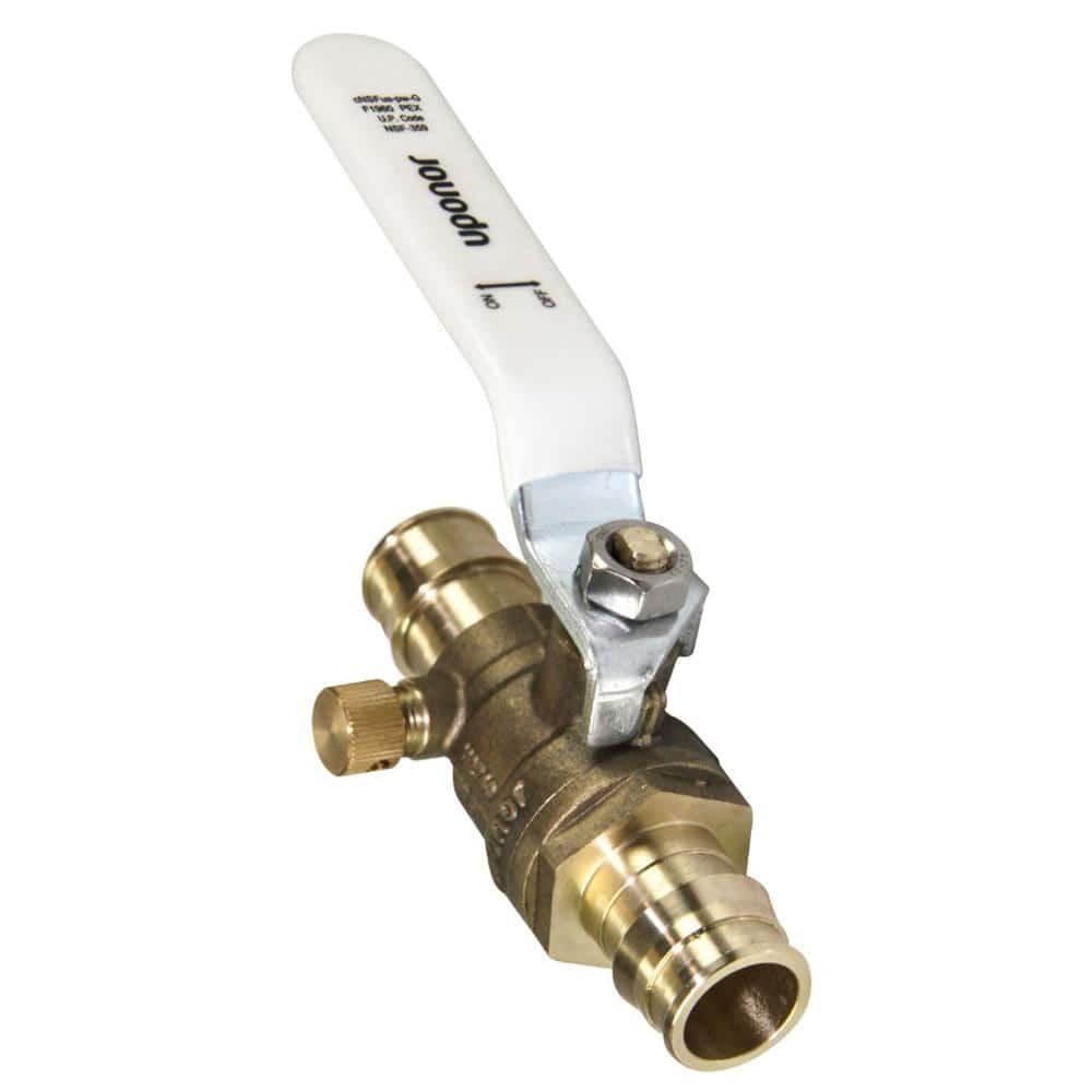 Uponor ProPEX 3/4 in. PEX-A Expansion Barb Lead-Free Brass Full-Port ...