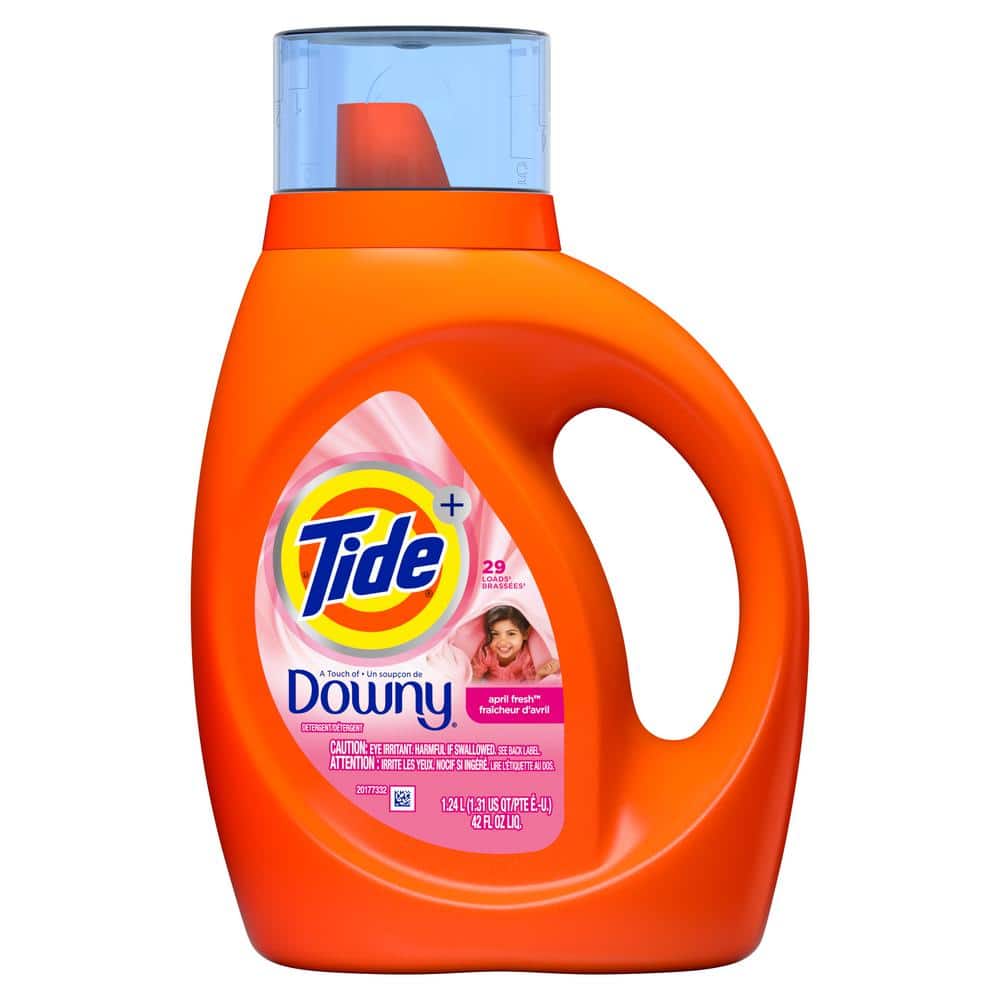 Tide April Fresh with Downy Scent Liquid Laundry Detergent, 29-Loads, 42 fl. oz. 003077212272 ...