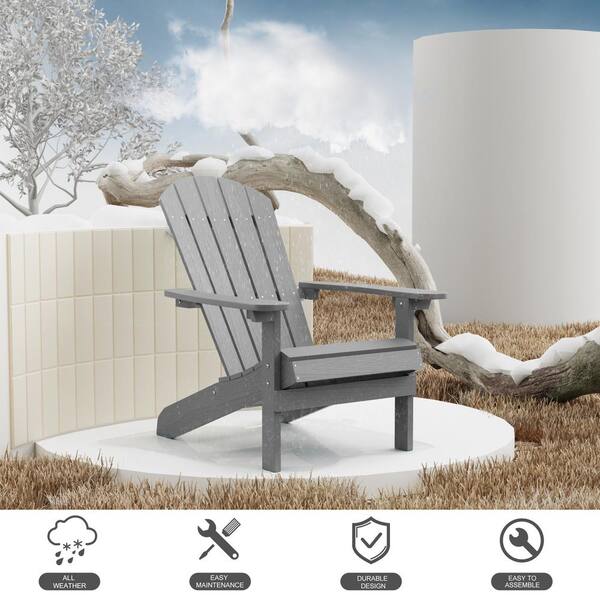 Paper Adirondack Chair Plans YEFU Classic Black Plastic Outdoor Patio
