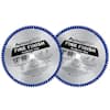 Avanti Pro 12 in. x 80-Tooth Fine Finish Circular Saw Blade (2-Pack ...