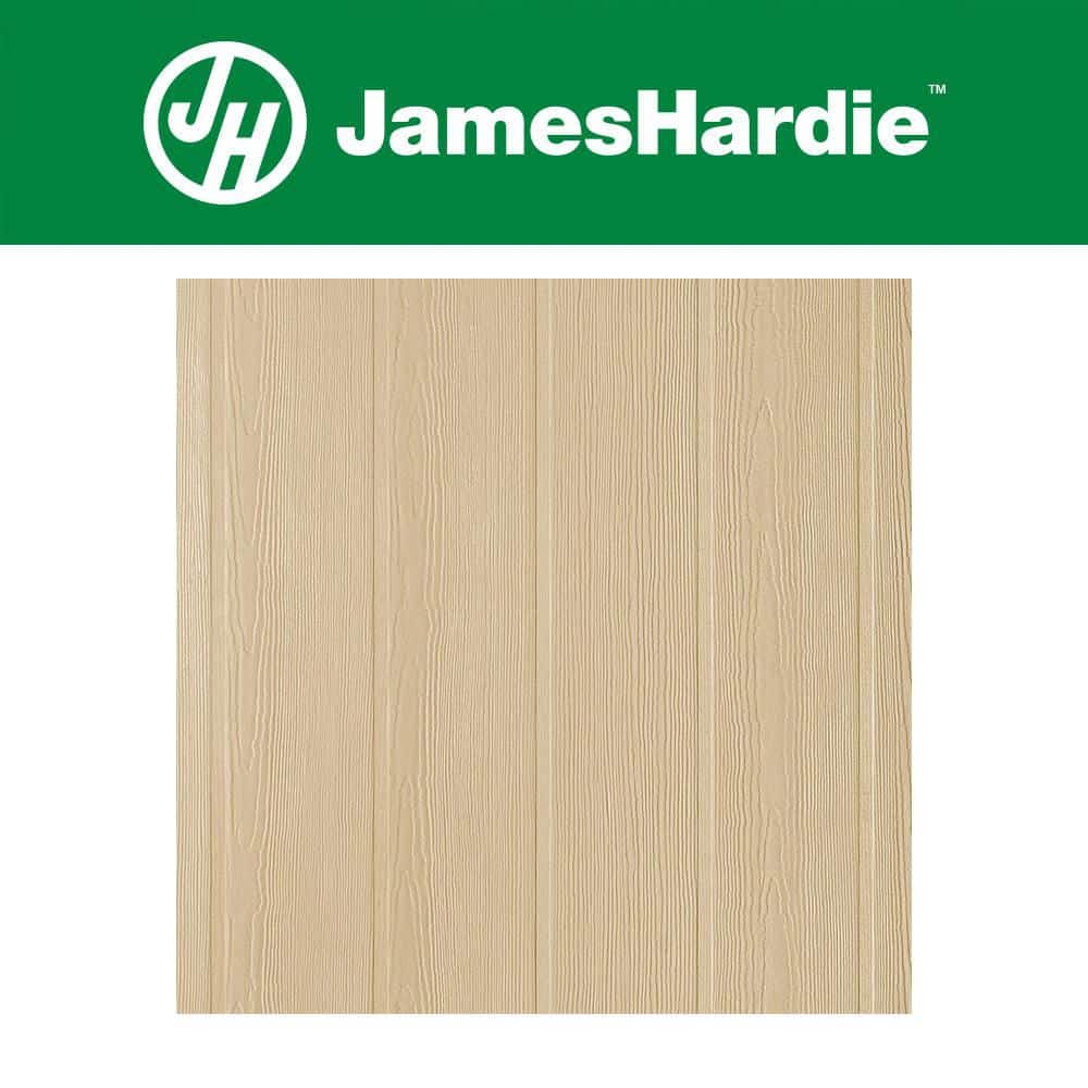 James Hardie Hardie Panel HZ10 48 in. x 96 in. Primed Sierra 8 Fiber ...