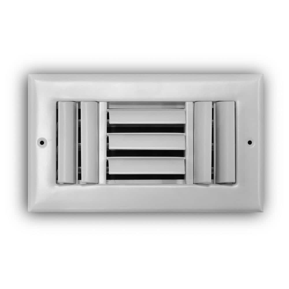 Everbilt 8 in. x 4 in. 3-Way Steel Adjustable Curved Blade Wall/Ceiling ...