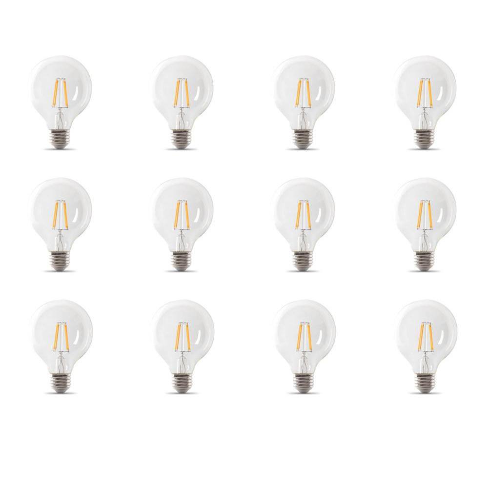 Feit Electric 25-Watt Equivalent G25 Globe Dimmable Filament Clear CEC ... Feit Electric 25-Watt Equivalent G25 Globe Dimmable Filament Clear CEC ...