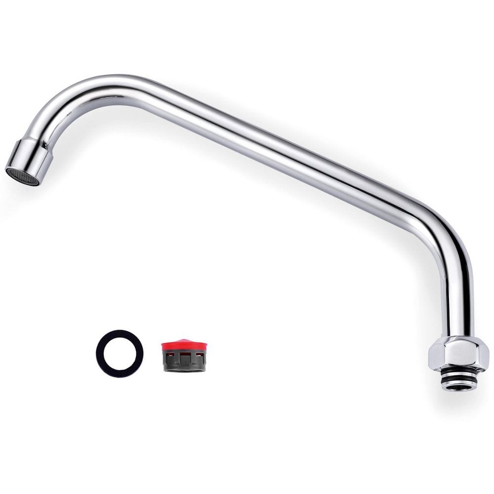 VEVETTA 10 in. Commercial Faucet Swivel Swing Spout Replacement in ...