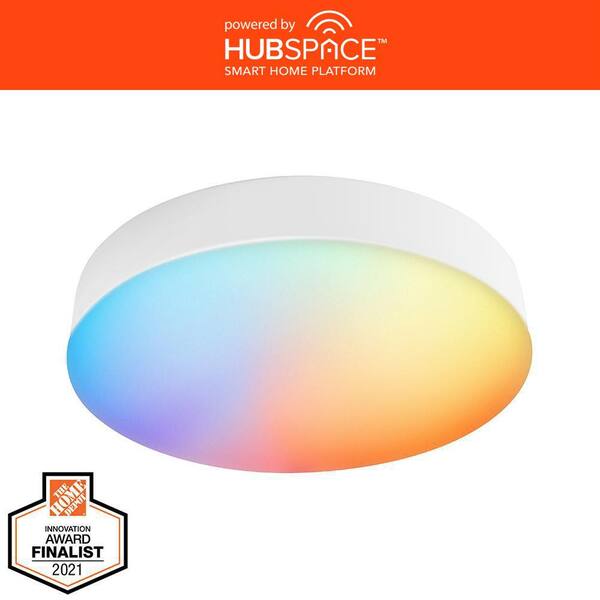 Reviews for Hampton Bay Lakeshore 13 in. Light Matte White Color ...