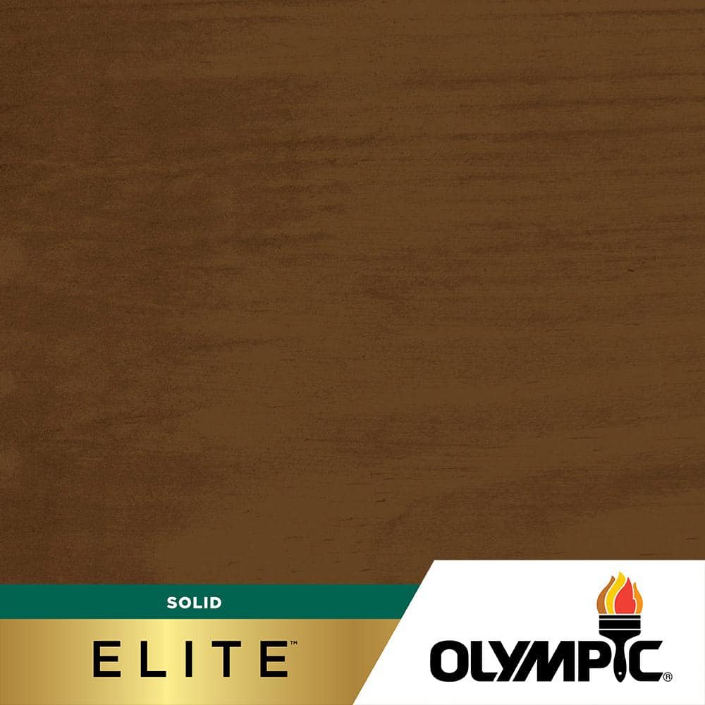 Olympic Elite 3 gal. Butternut SC-1010 Solid Advanced Exterior Stain ...