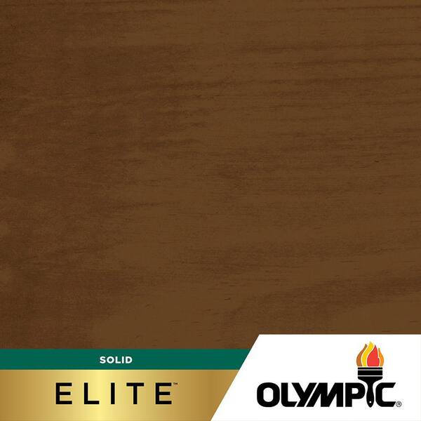 Olympic Elite 3 gal. Butternut SC-1010 Solid Advanced Exterior Stain ...