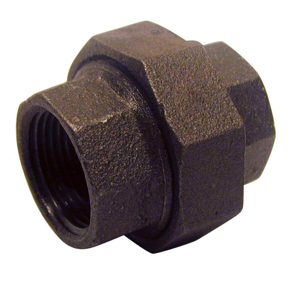 Southland 1 in. Black Malleable Iron FPT x FPT Union Fitting 521-705HN