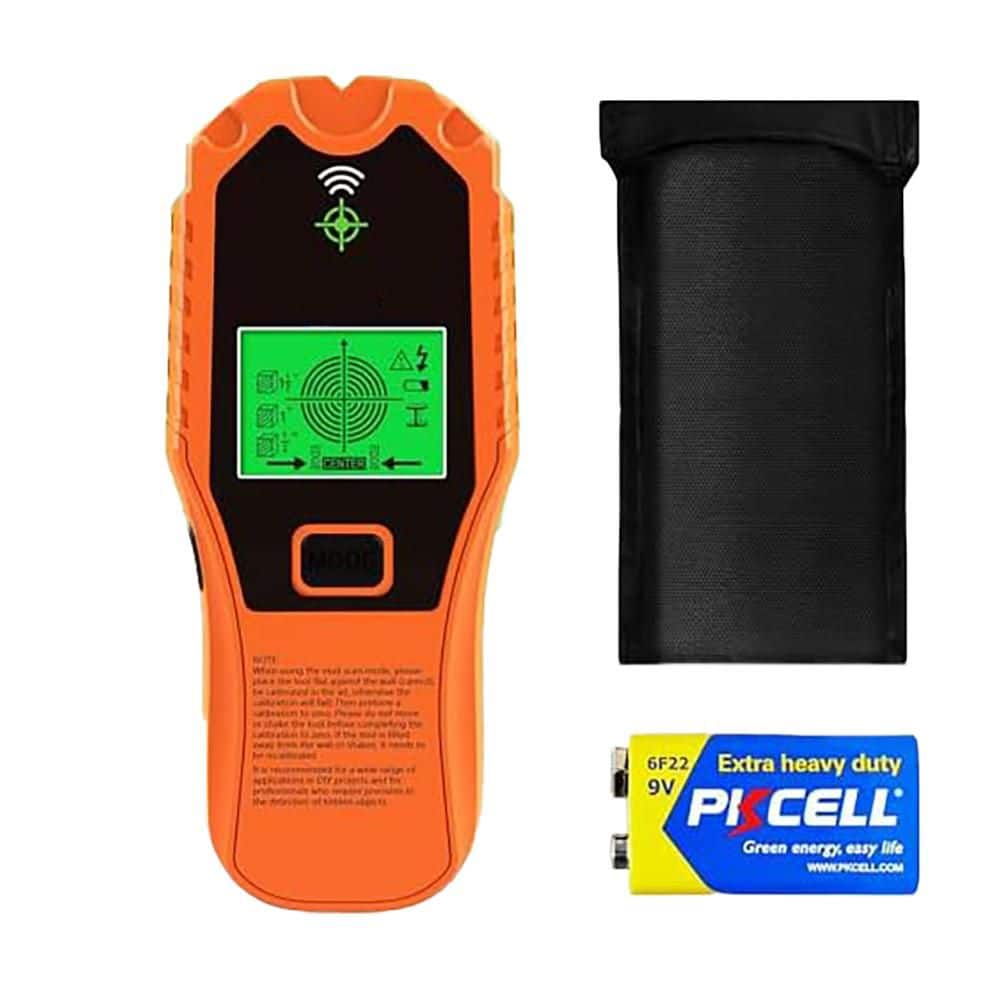5 in 1 Stud Finder Wall Scanner with Pro Smart Sensor Chip HD LCD ...