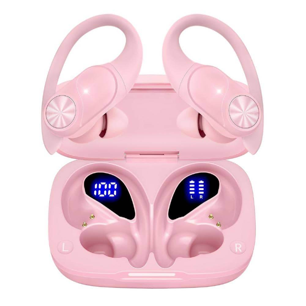 Vrbgify Wireless Sports Earbuds Digital Display Earhook Deep Bass IPX7 ...