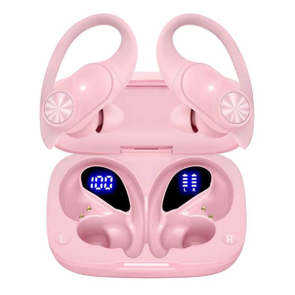 Vrbgify Wireless Sports Earbuds Digital Display Earhook Deep Bass IPX7 ...