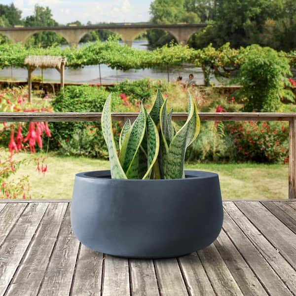 Large Round Outdoor Planters
