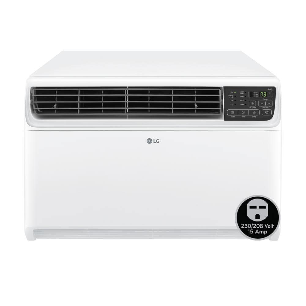 LG 23,500 BTU 230/208V Window Air Conditioner Cools 1450 Sq. Ft. with ...