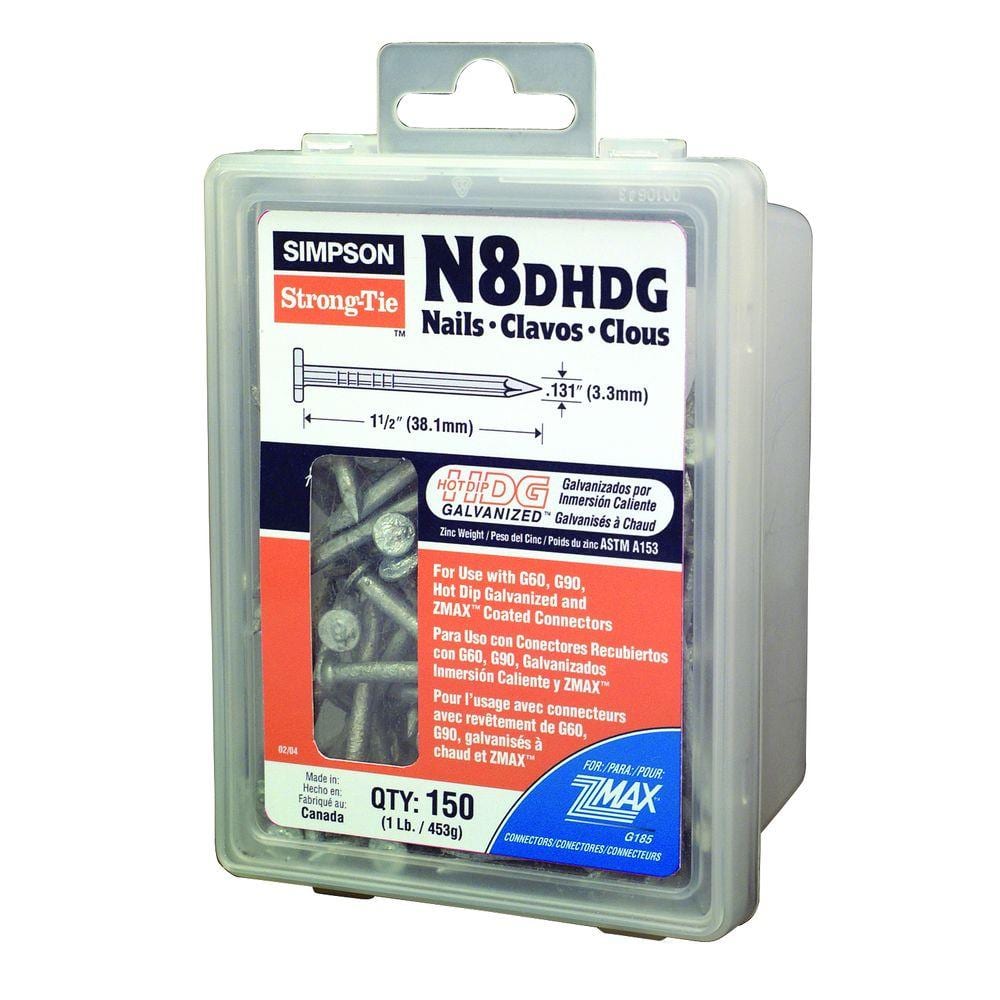 Simpson Strong-Tie Strong-Drive 8d x 1-1/2 in. SCN Smooth-Shank ...