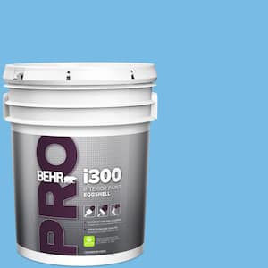 BEHR PRO 5 gal. #550B-4 Costa Rica Blue Low Luster Exterior Paint ...