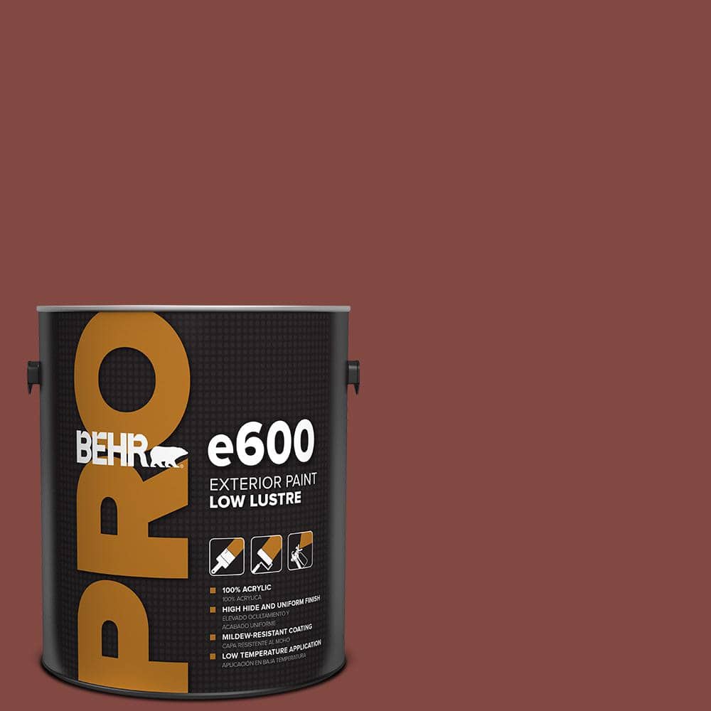 BEHR PRO 1 gal. #S140-7 Deco Red Low Luster Exterior Paint PR62301 ...