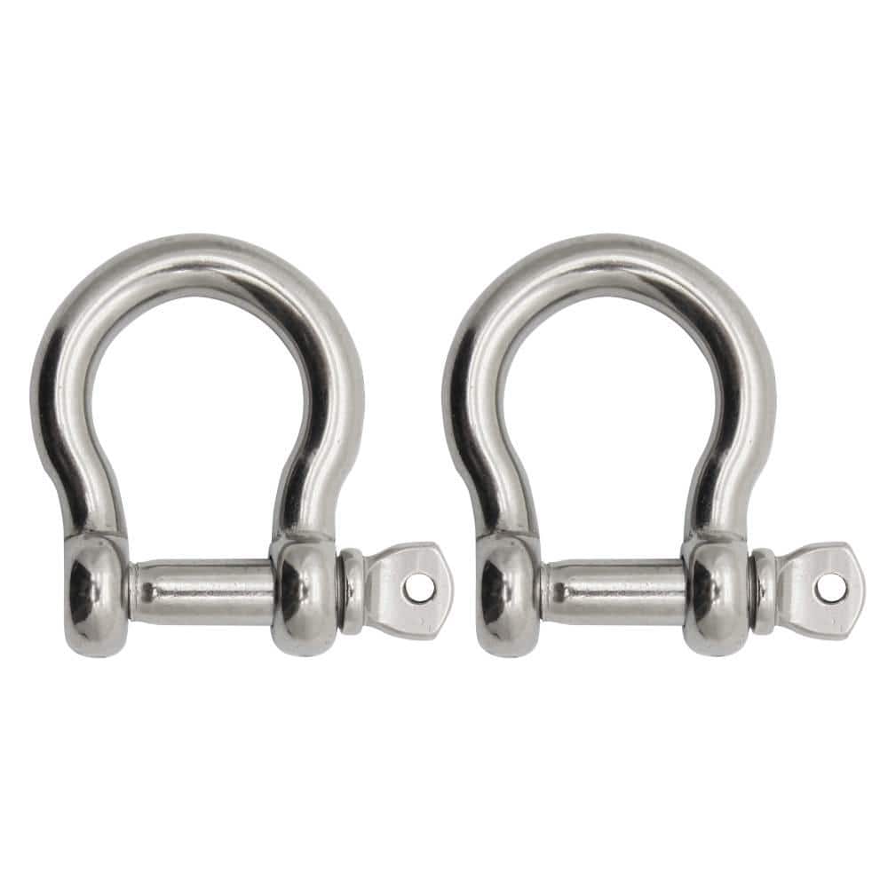 Extreme Max BoatTector Stainless Steel Bow Shackle - 1/2", 2-Pack 3006. ...