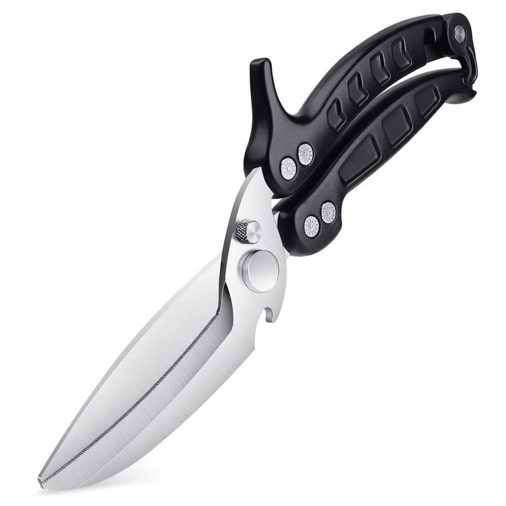 Numhew Black Poultry Shears, Stainless Steel Kitchen Shears, Kitchen ...