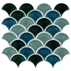 Ivy Hill Tile Beta Sky Blue 2.44 in. x 5 in. Scallop Polished Ceramic ...