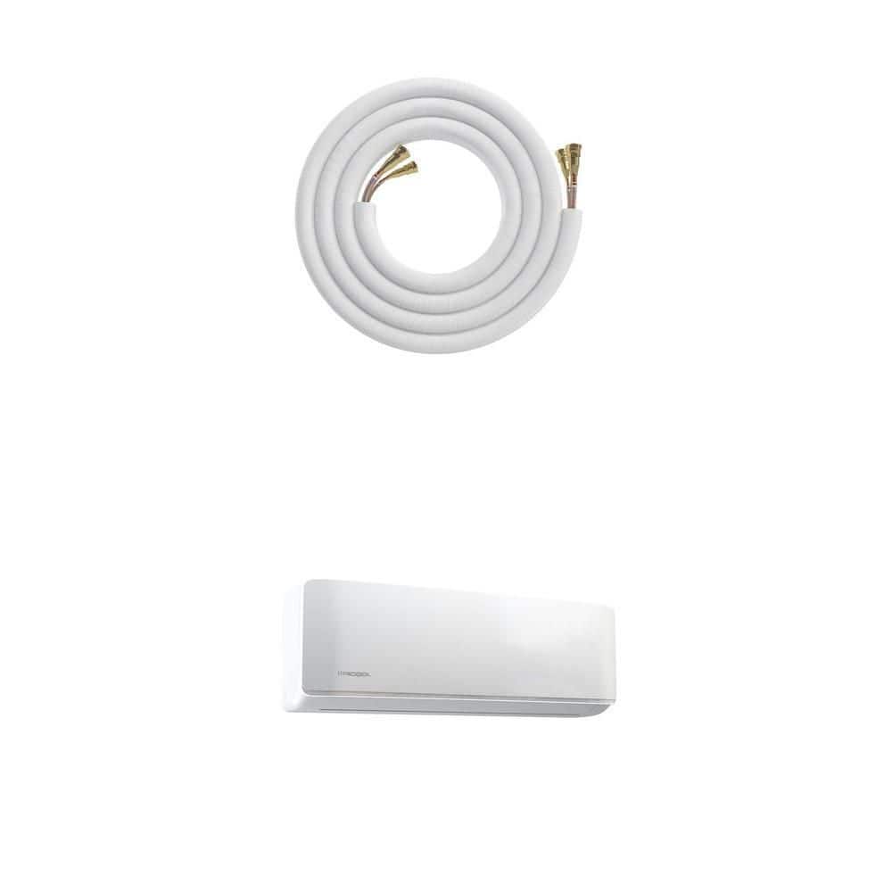 MRCOOL 25 ft. 1/4 in. x 1/2 in. Line Set and 12000BTU Mini Split Air ...