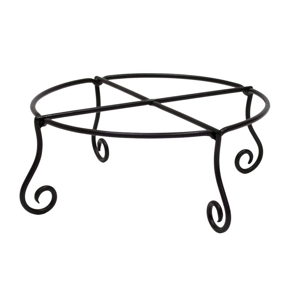 Achla Designs Large Short Piazza Plant Stand, 17 in. W x 6 in. H, Black ...